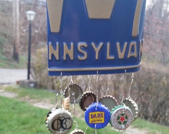 Plate wind chime | Etsy