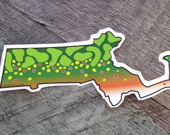 West Virginia Brook Trout Sticker Decal