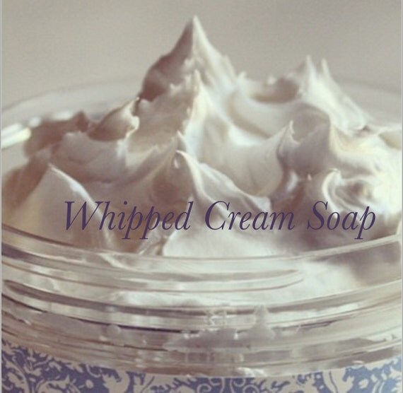 Choose your scent Whipped Cream Soap