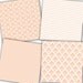 Peach Digital Paper: Peach Patterns pastel peach