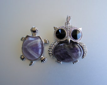Amethyst owl | Etsy