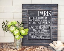 Popular items for paris signs on Etsy
