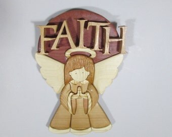 Intarsia angel | Etsy