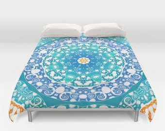 Boho duvet cover | Etsy