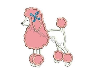 Poodle embroidery | Etsy