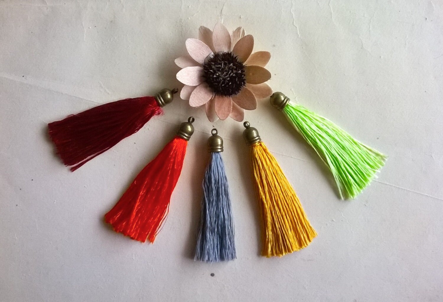 8cm Silk Tassels Silky Luxe Jewelry Tassels Spring Colors