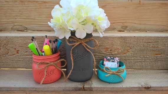 Office Decor New Job Gift Rustic Office Desk Accessories