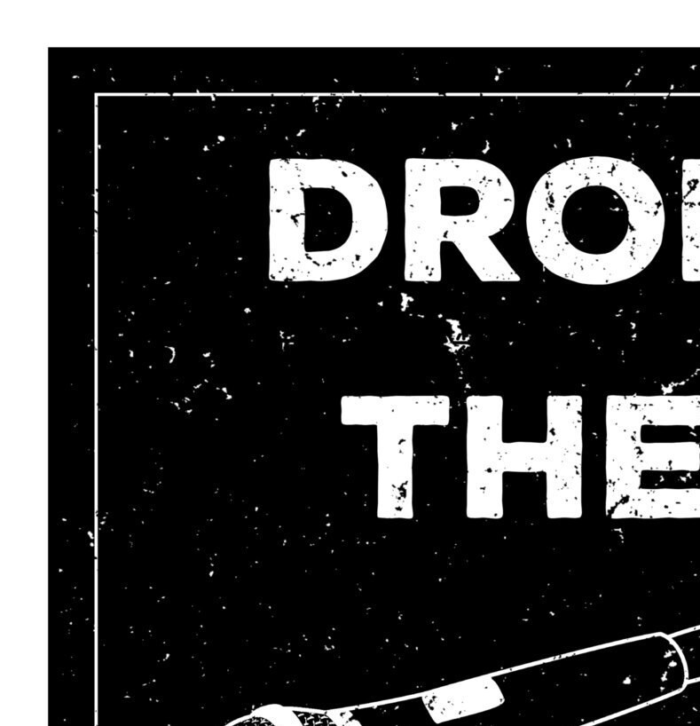 Drop the Mic Funny Wall Art Meme Poster Meme by StickTreePrints