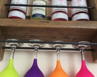 Unique wine glass rack related items | Etsy