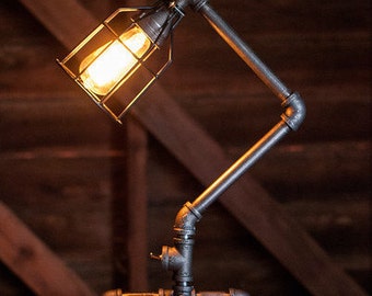 Steel pipe light | Etsy
