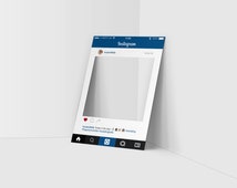 Unique instagram frame related items | Etsy