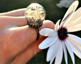 Dandelion ring | Etsy