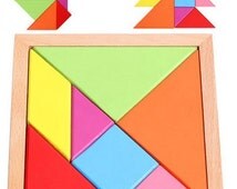 Unique tangram related items | Etsy