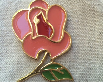 Stained glass brooch | Etsy