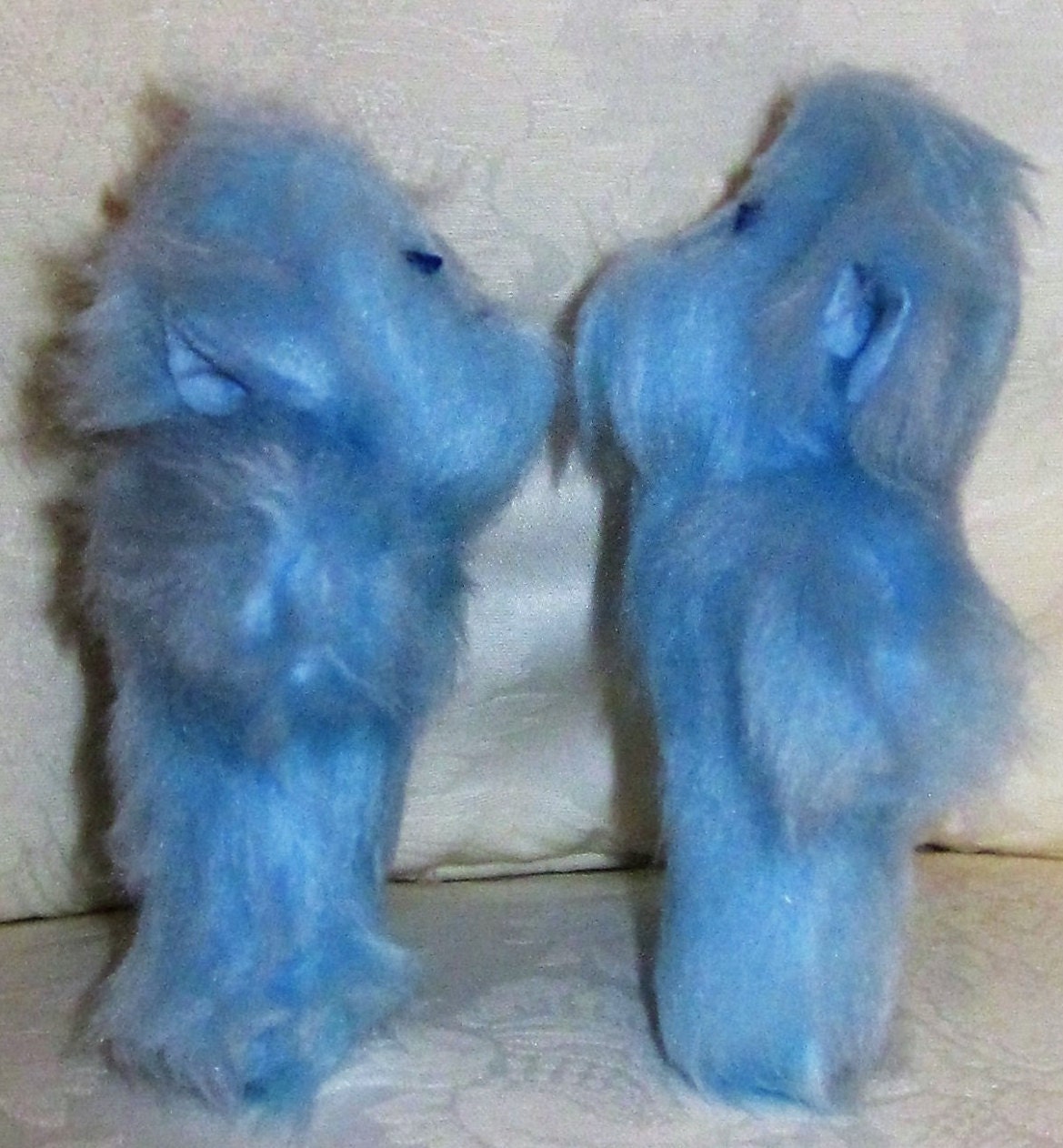 Blue Plush Monkey Blue Monkey Toy Blue Plush by COLDHAMCUDDLIES