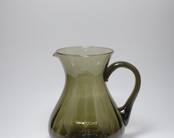 Hand blown pitcher | Etsy