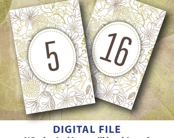 Table numbers printable 4x6 Navy blue wedding table number