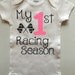 Baby Girl Race Day Outfit My 1st Racing Season outfit