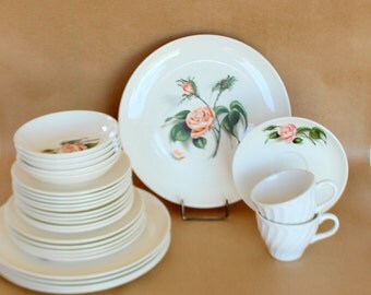 Moss rose pattern | Etsy