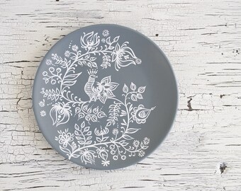 Hand painted plate | Etsy