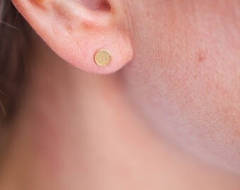 Simple stud earrings | Etsy