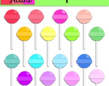 Popular items for lollipop clip art on Etsy
