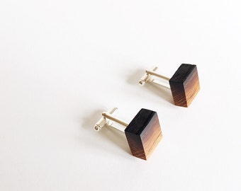 Unique wooden cufflinks related items | Etsy