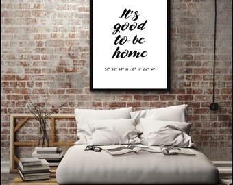 Custom GPS sign home gps sign GPS home sign GPS sign gift