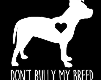Pit bull decal | Etsy