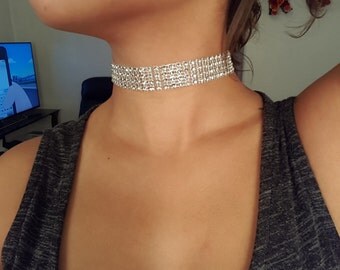 Diamond choker | Etsy