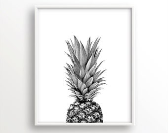 Pineapple poster | Etsy