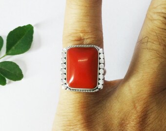 Unique red stone ring related items | Etsy