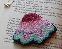 Unique textile art jewelry related items | Etsy