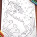 unicorn adult kids coloring page horse единорог download