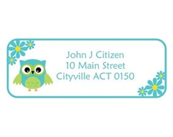 Owl address labels | Etsy
