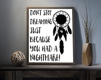 Dream catcher quote | Etsy