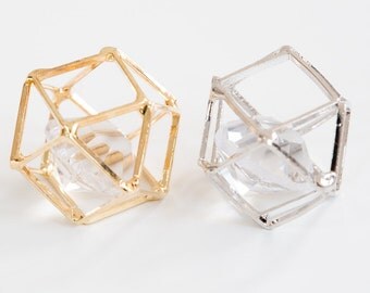 Polyhedron crystal | Etsy