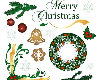 50% Off Sale Gold Glitter Alphabet/Clipart/Digital by GleenArt