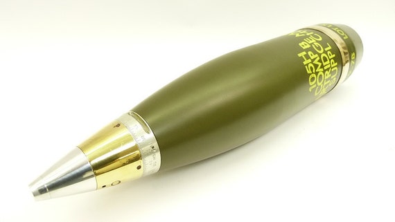 MUSEUM QUALITY inert 105mm M1 howitzer shell round cannon