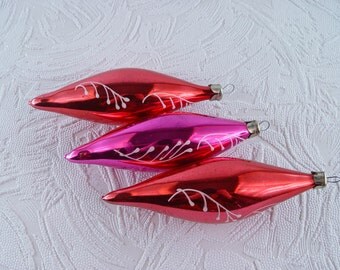 Glass icicle toy | Etsy