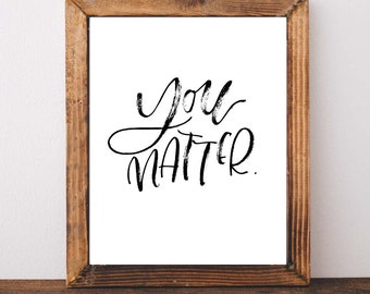 You matter | Etsy