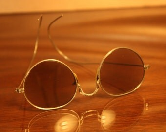 Wire rimmed glasses | Etsy