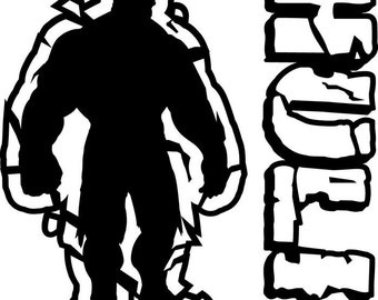 Hulk vinyl decal | Etsy