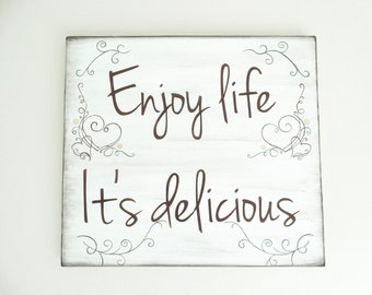 Life is delicious | Etsy