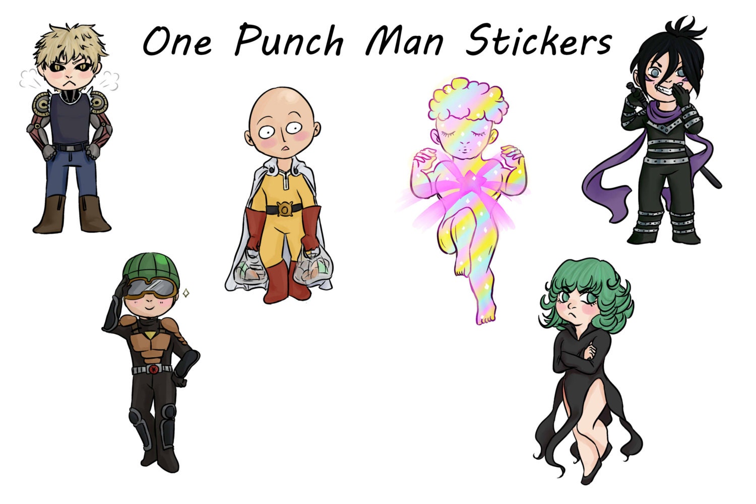 One-Punch Man Stickers