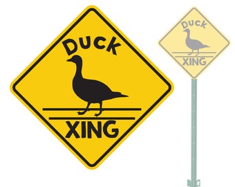 Duck crossing sign | Etsy