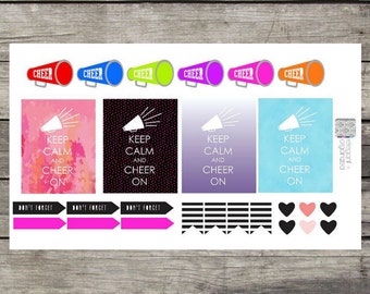 Cheerleading sticker | Etsy