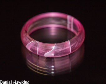 Pink plastic ring | Etsy
