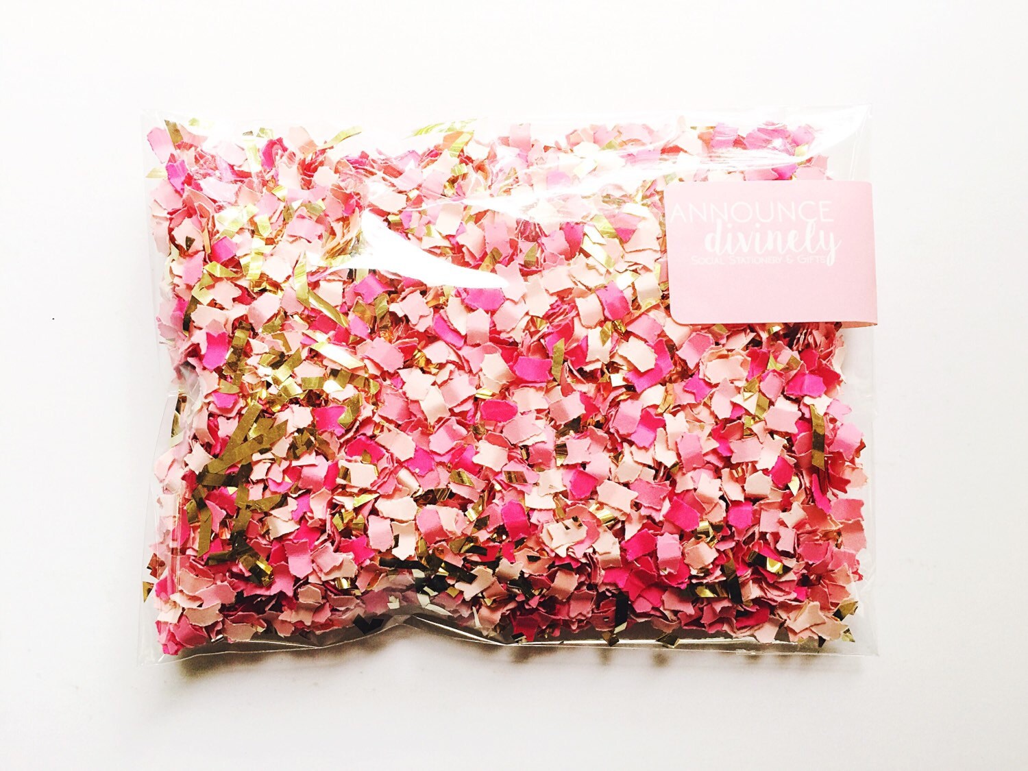 Pink Confetti Pretty in Pink Party Confetti Gender