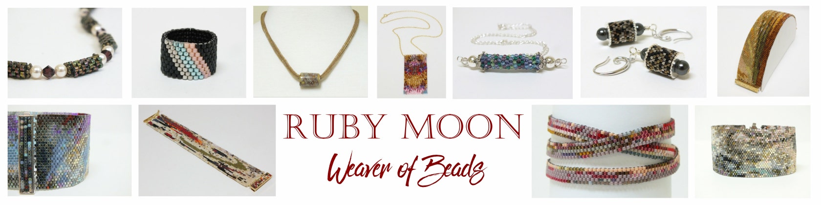 Peyote and other Beadwoven Jewelry by RubyMoonBeadweaver on Etsy